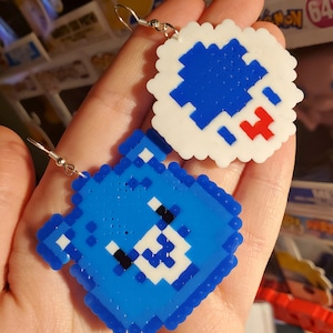 Care Bear Pixel 8bit Kawaii Aesthetic Earrings - Etsy