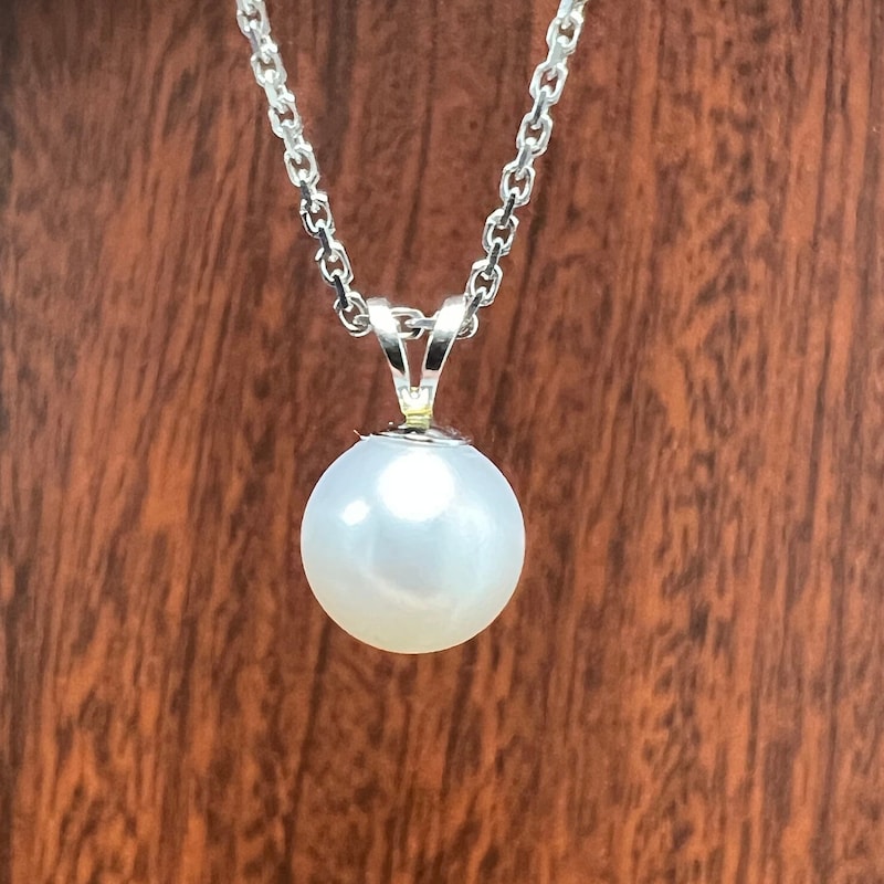 Single Pearl Pendant - Etsy