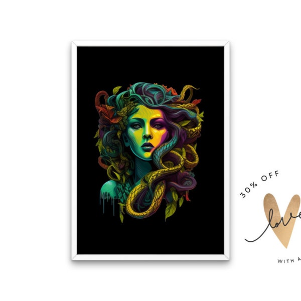Medusa Art - Etsy