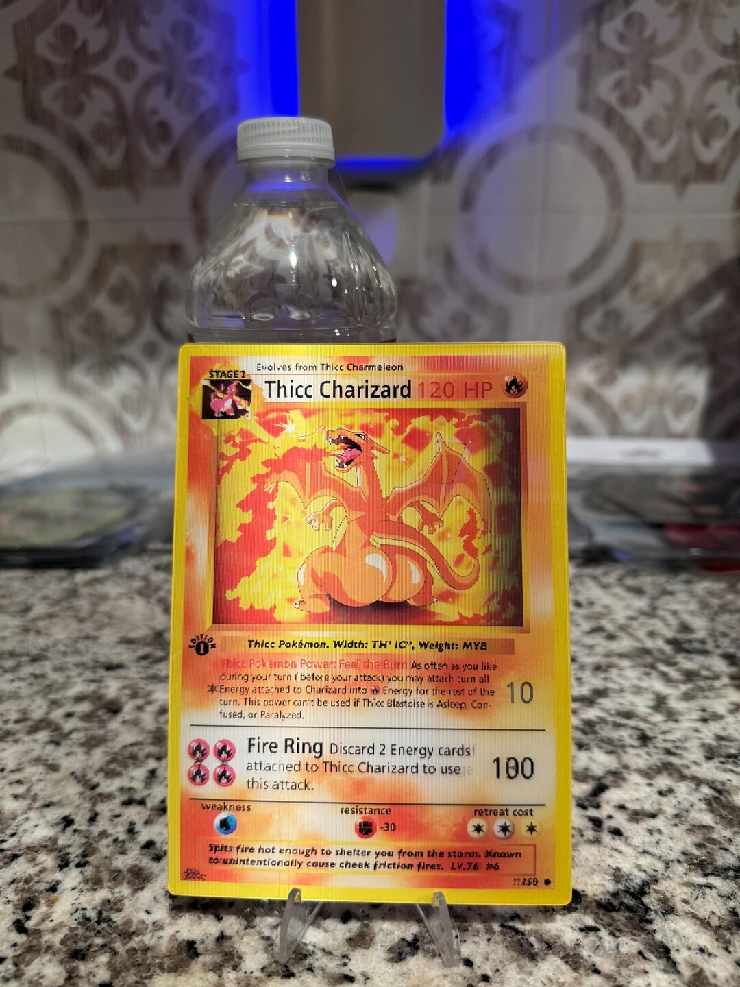 Pokemon Thicc Pikachu Thick Charizard 3D Lenticular Motion Sticker - Etsy