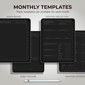 2024 Ultimate Planner - Dark Mode - 2024 Digital Planner - 2024 Dated ...