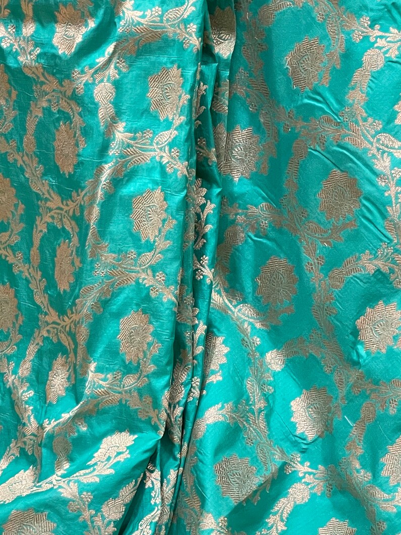 Banarasi Katan Silk Saree Full Jaal Weave and Grand Pallu With Jari ...