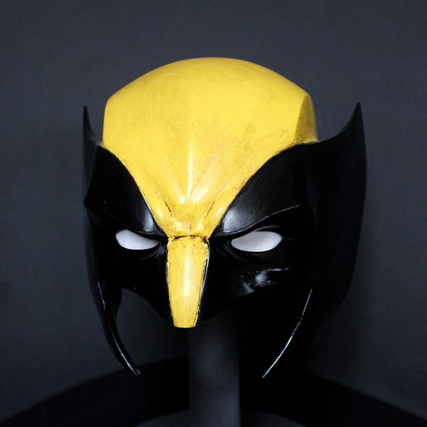 Black Wolverine Mask - Etsy