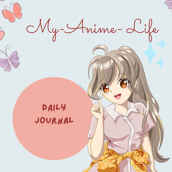 Anime Notebook Cover - Etsy