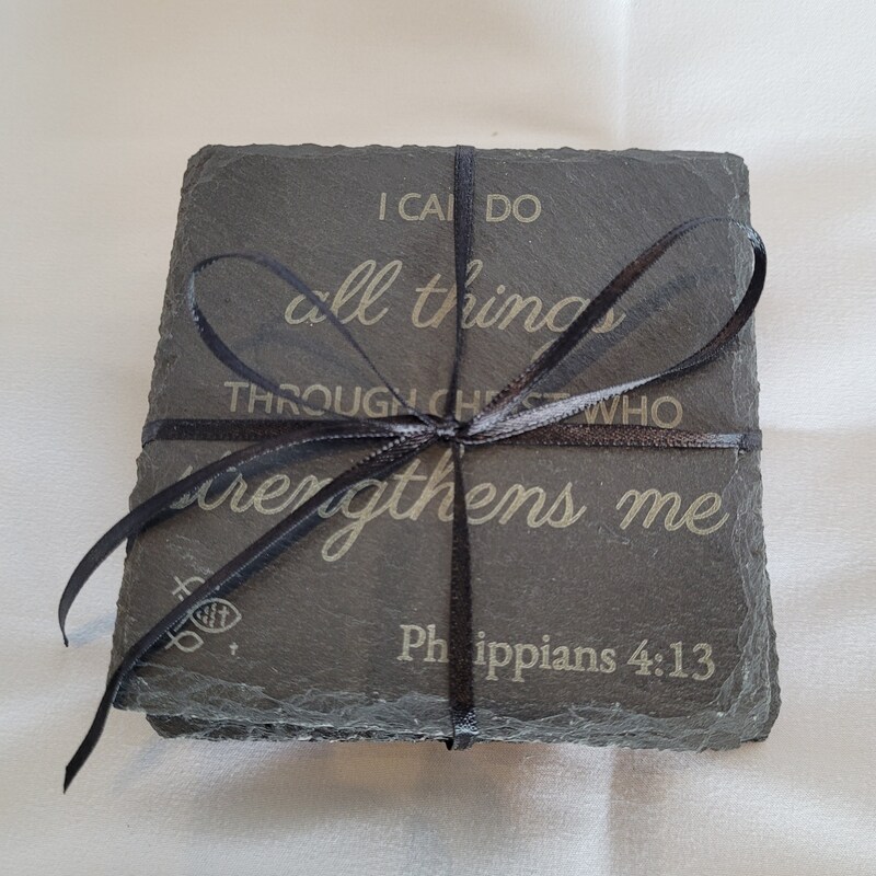 Bible Verse Coasters - Etsy