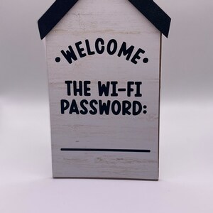 Wi-fi Password Sign - Etsy