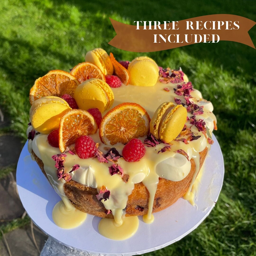 Easy Cake Recipe, Recipe Card Template and Box, Birthday Cake ...