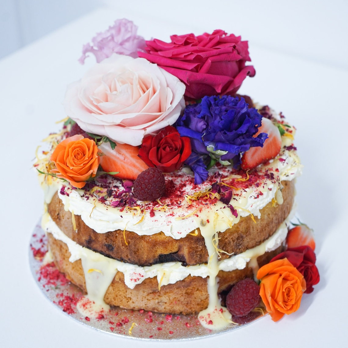 Cake Recipe, Easy Cake Recipe, Raspberry Cake, Home Baking, Birthday ...