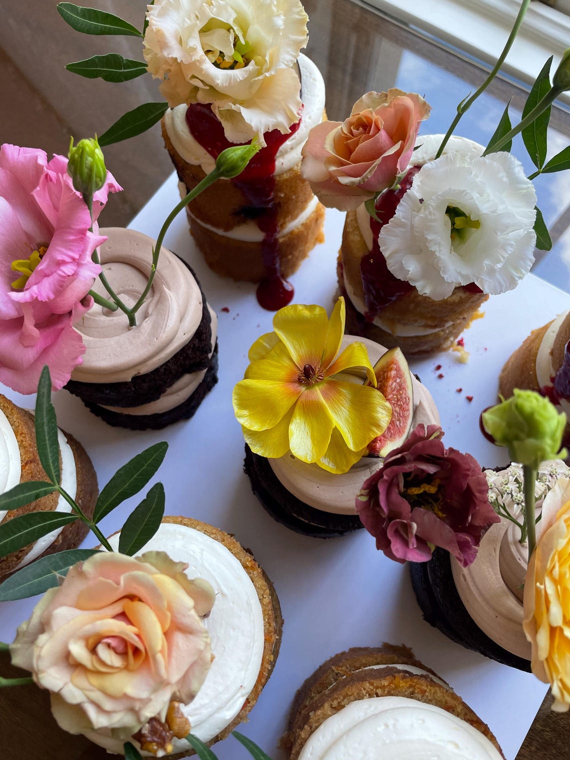 Mini Flower Cake Recipe - Birthday Cake Recipe - Etsy