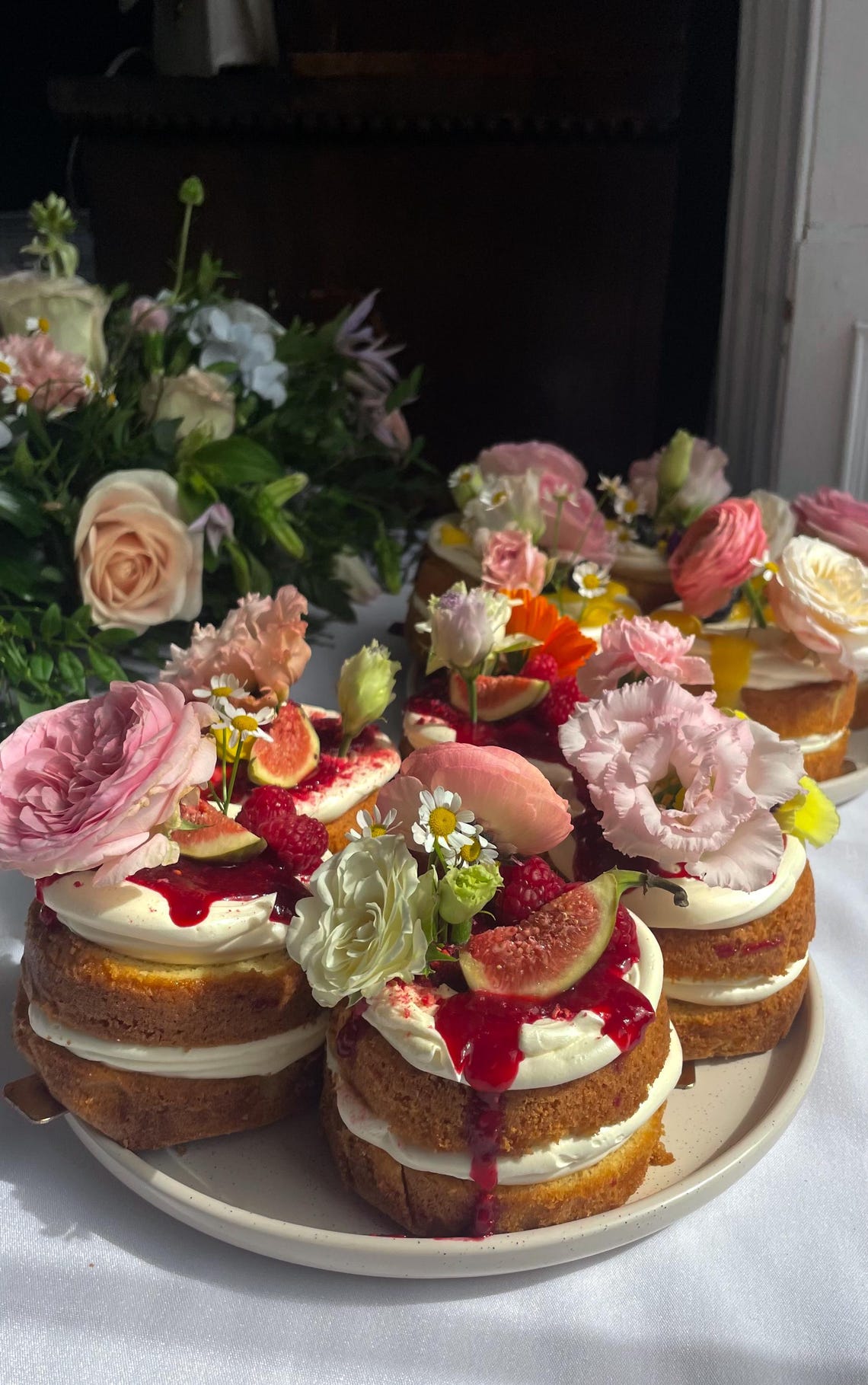 Mini Flower Cake Recipe - Birthday Cake Recipe - Etsy