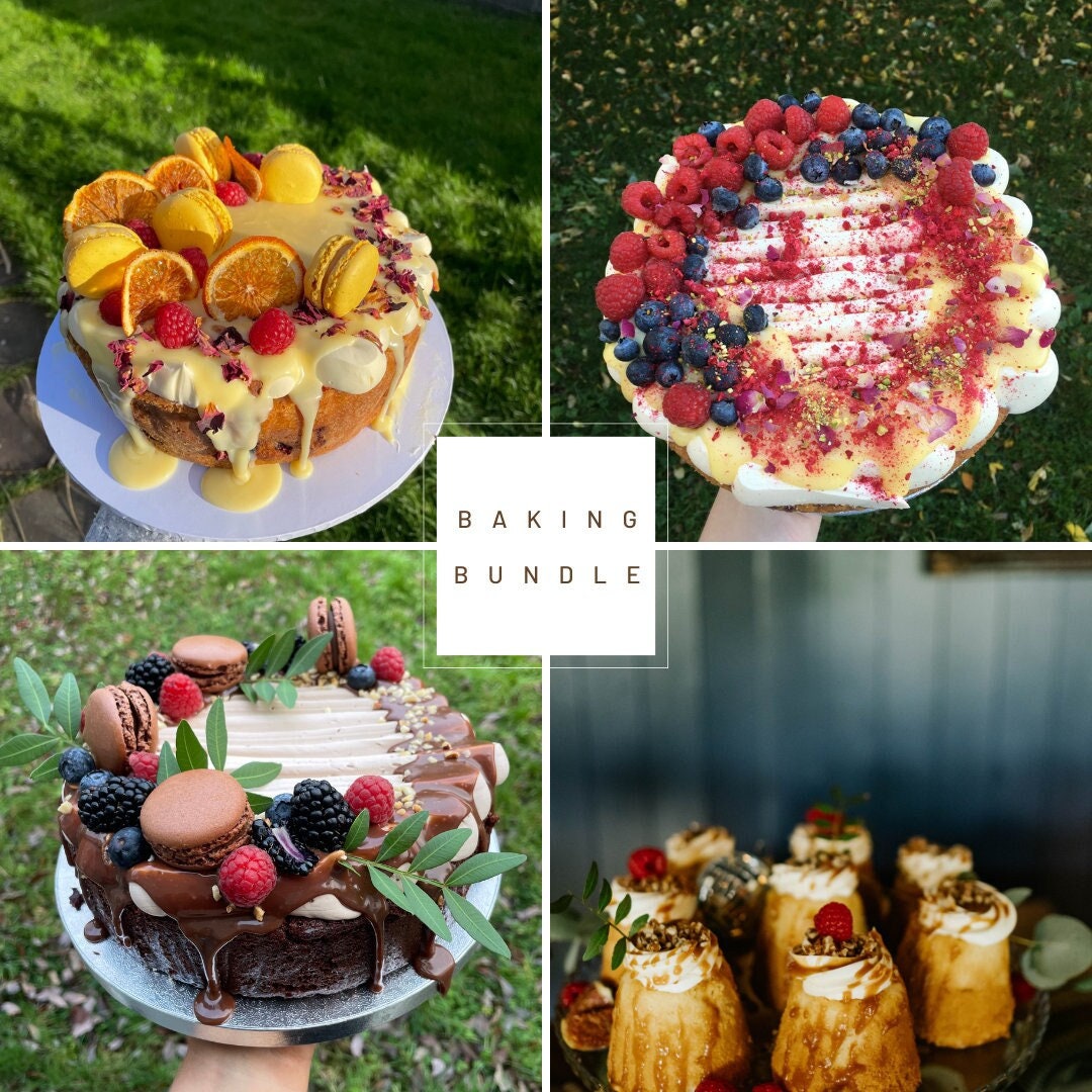 Cake Recipes, Recipe Bundle Pack, Digital Recipe Book, Chocolate Cake Recipe, Ebook PDF, Food ...