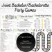 Joint Bachelor and Bachelorette Party Games Bundle, Tacos and Tequila ...