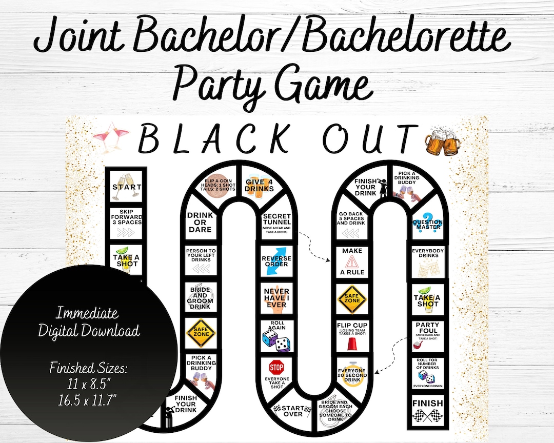Joint Bachelor/bachelorette Party Game, Jack and Jill Party, Co-ed ...