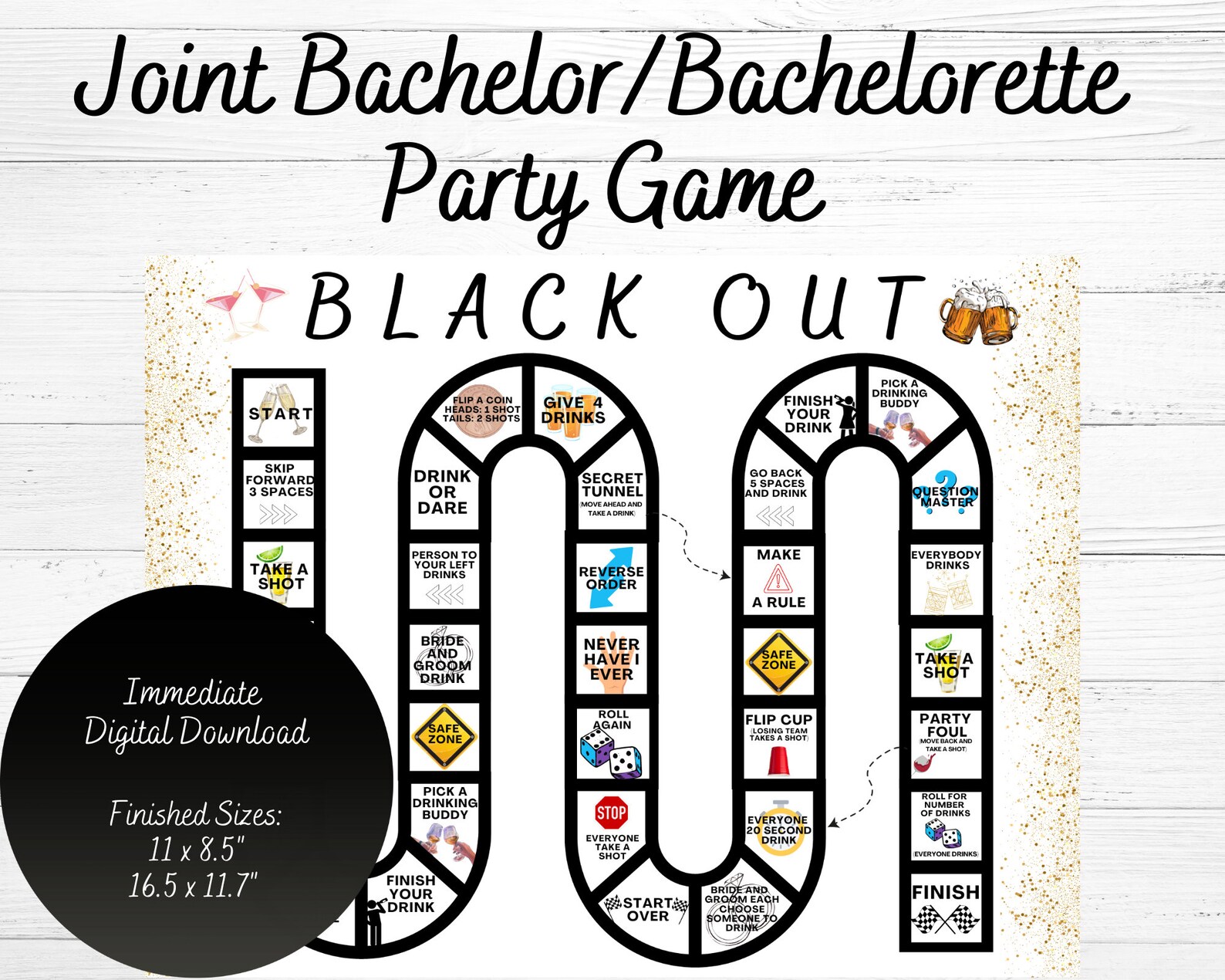 Joint Bachelor/bachelorette Party Game, Jack and Jill Party, Co-ed ...