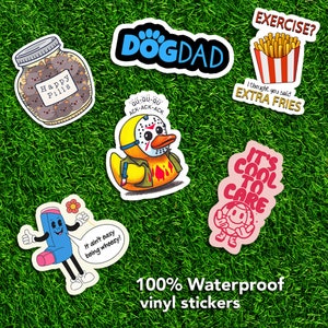 Happy Gilmore Sticker Ben Stiller Tremendous Looking Trophy Funny ...