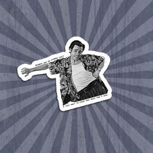 Ace Ventura Sticker Jim Carrey Decal Film Lover Gift Car Bumper Sticker ...