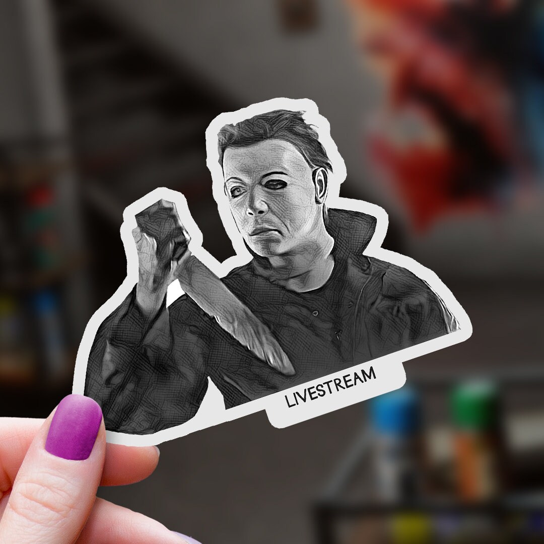 Halloween: Resurrection Vinyl Michael Myers Sticker Halloween Sticker ...