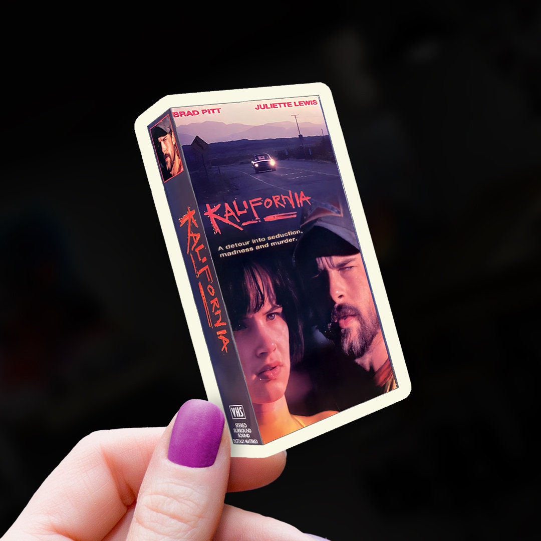 Kalifornia VHS Sticker Cult Movie VHS Kalifornia Sticker Ships Free ...
