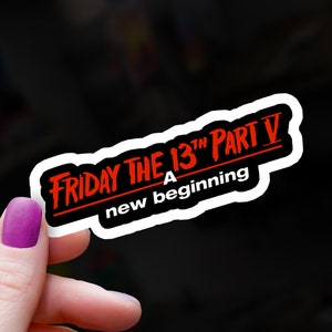 Friday the 13th Stickers Friday the 13th Logo Decals Ship Free With ...