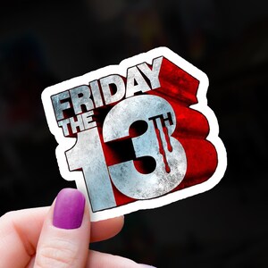 Friday the 13th Stickers Friday the 13th Logo Decals Ship Free With ...
