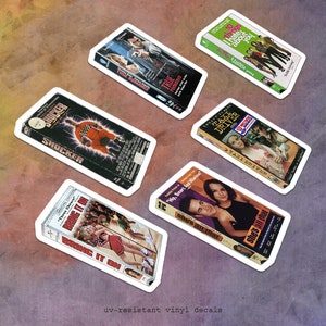 Some Super Cool Kevin Smith VHS and DVD Stack Filmography Sticker Kevin ...