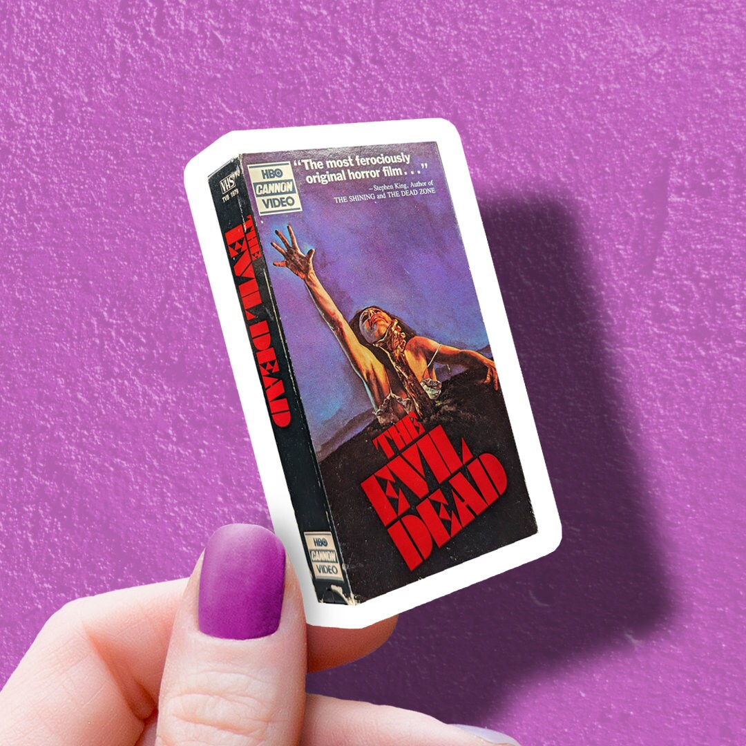 Sam Raimi Evil Dead VHS Sticker Horror Movie Sticker Classic Film Decal ...