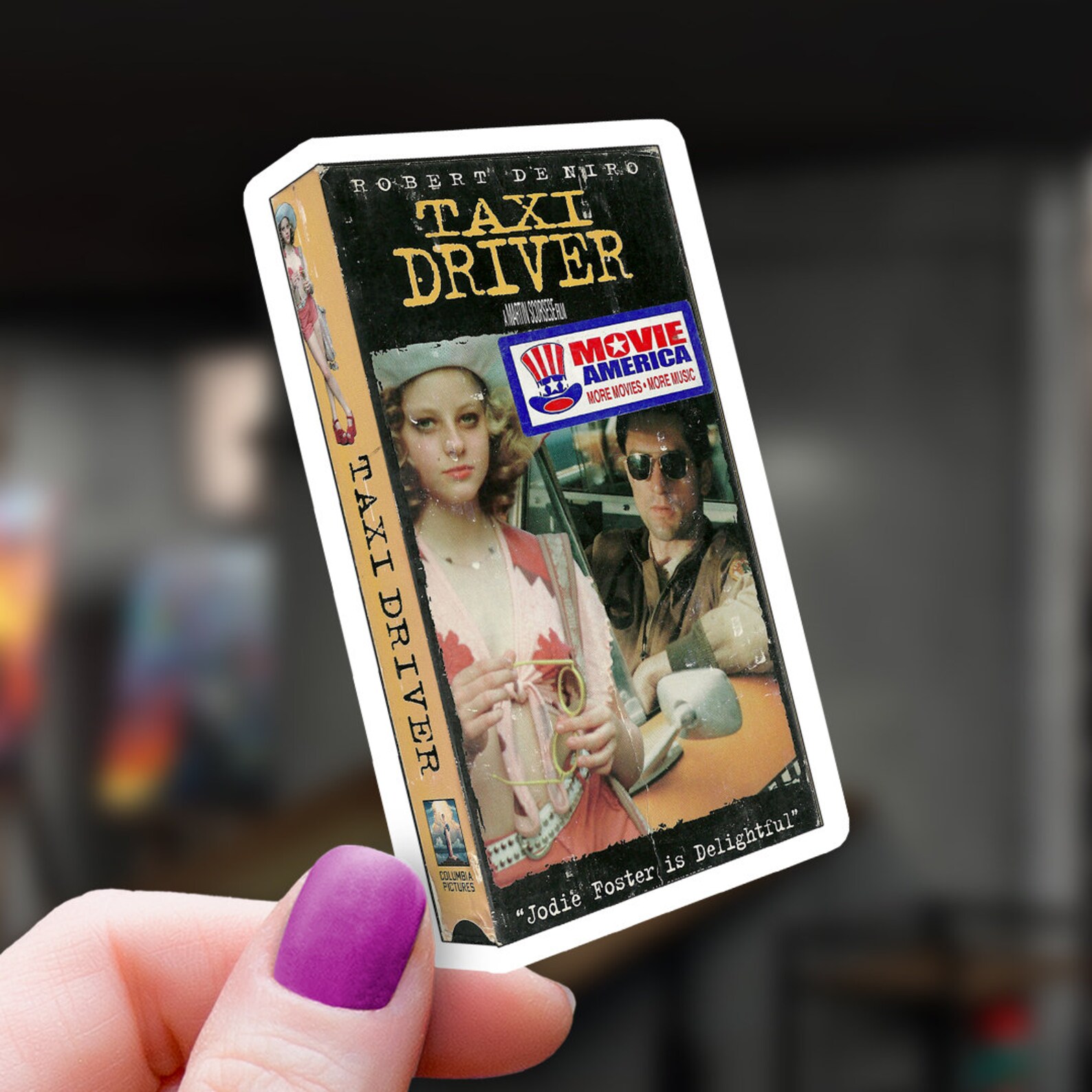 Martin Scorsese Taxi Driver VHS Vinyl Grim-grime Movie - Etsy