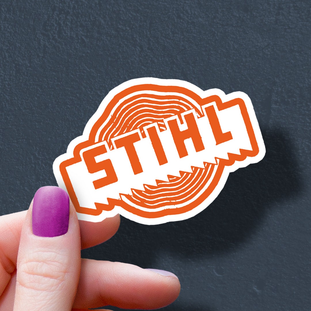 STIHL Chainsaws Logo Sticker Antique Chainsaw Decal Vintage Chainsaw ...