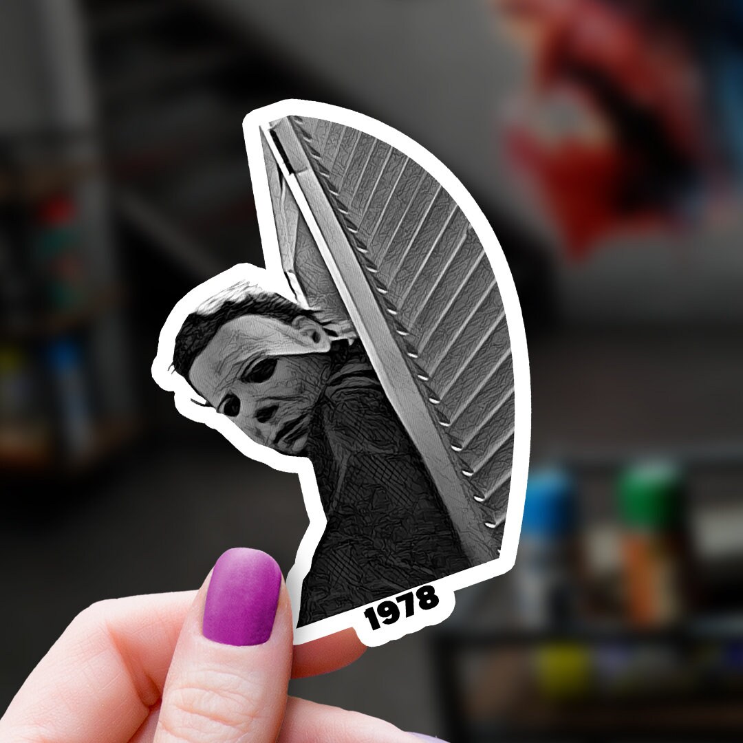 100% Waterproof Michael Myers Halloween Sticker Our John Carpenter ...