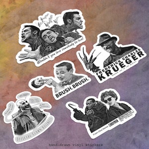 Super Poised Ben Stiller Happy Gilmore Hal L. Funny Sticker Novelty ...