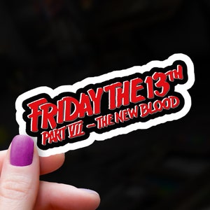 Friday the 13th Stickers Friday the 13th Logo Decals Ship Free With ...