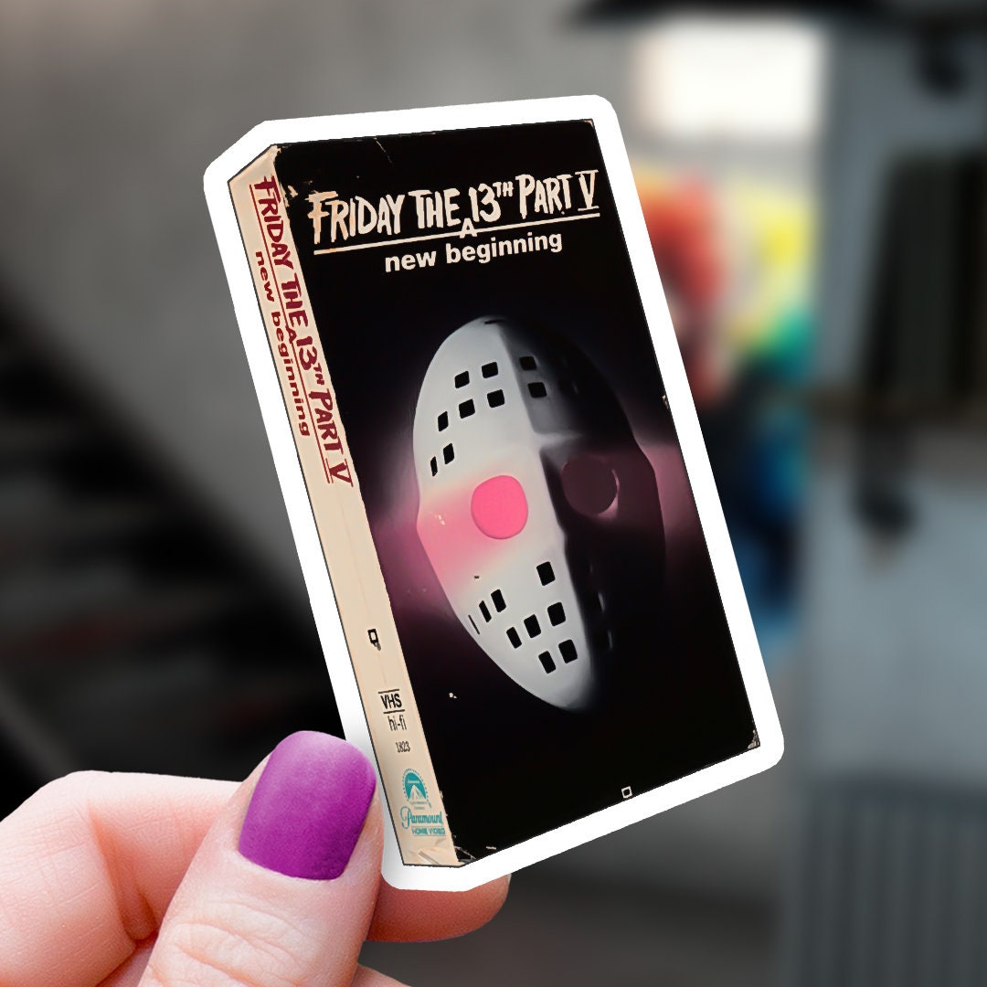 Friday the 13th Part V: A New Beginning VHS Box Art Vinyl Horror Movie ...