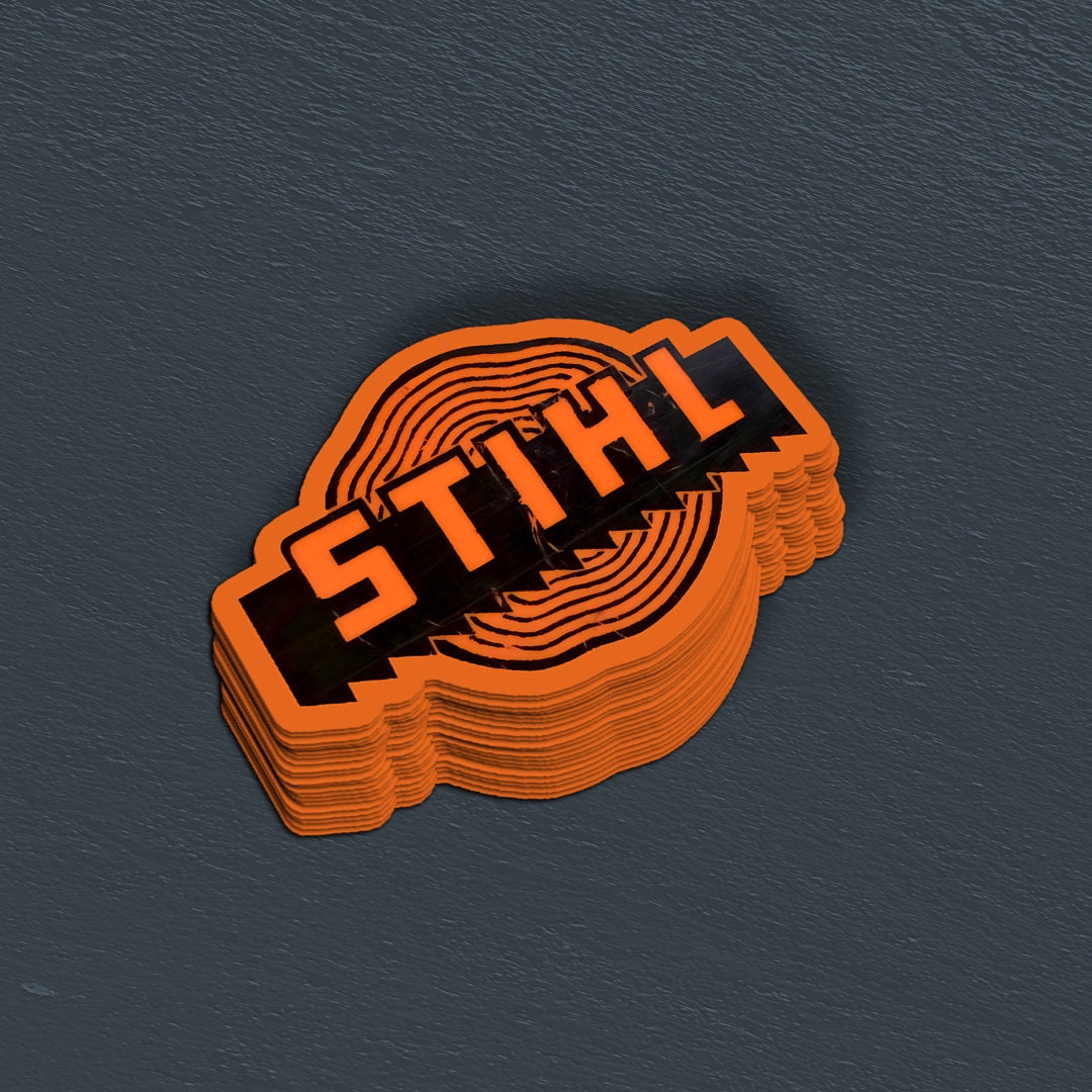Antique Chainsaw Vintage STIHL Chain Saws Logo Sticker Chainsaw Lover ...