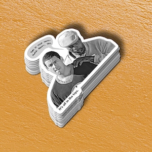 Amazing Happy Gilmore Sticker All in the Hips Chubbs Vinyl Sticker Adam ...