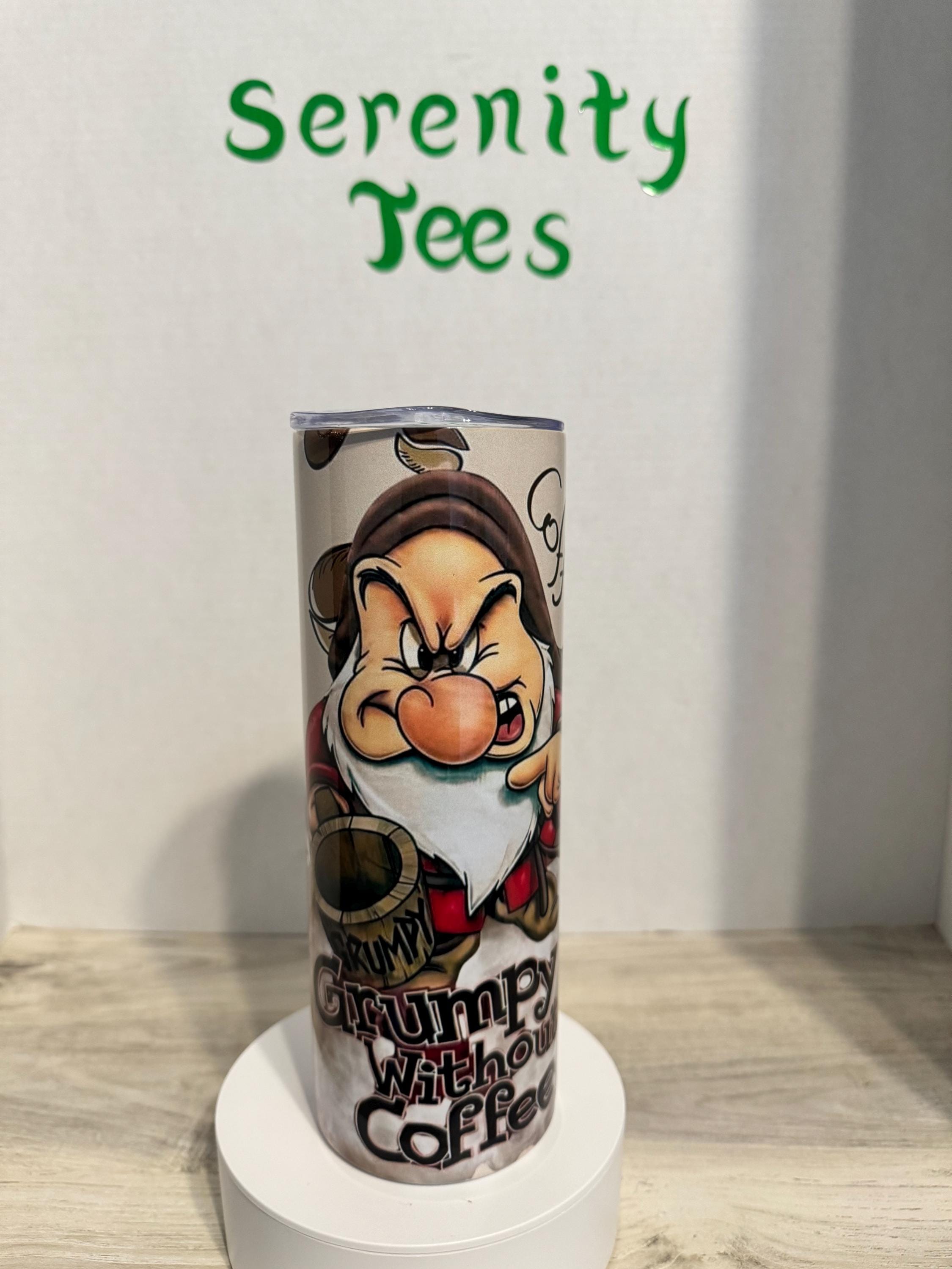 Grumpy Without Coffee 20oz Tumbler - Etsy