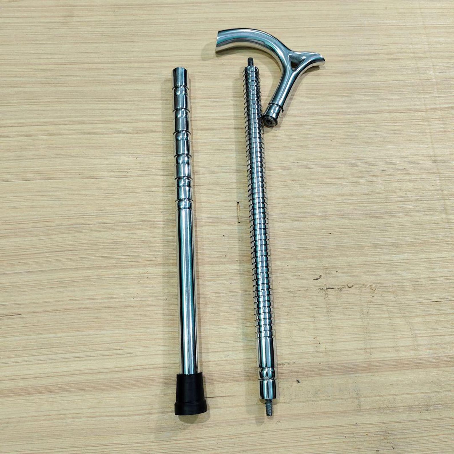Stainless Steel Walking Cane: Ergonomic Grip, Anti-slip Tip - Etsy Canada