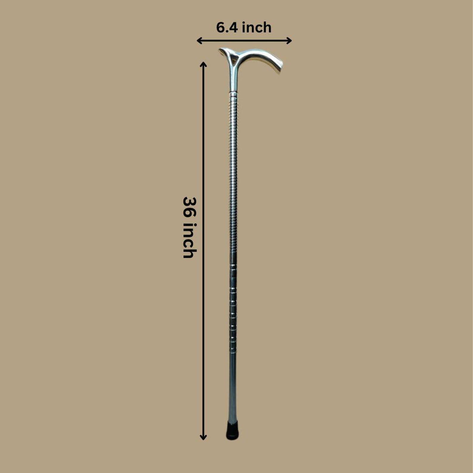 Stainless Steel Walking Cane | Ergonomic Silver Metal Cane - Etsy Canada