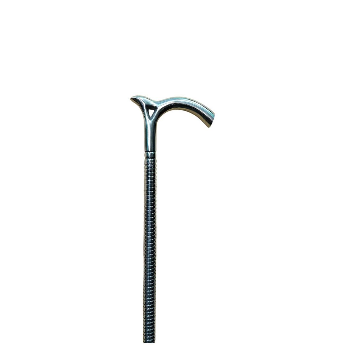 Stainless Steel Walking Cane | Ergonomic Silver Metal Cane - Etsy Canada
