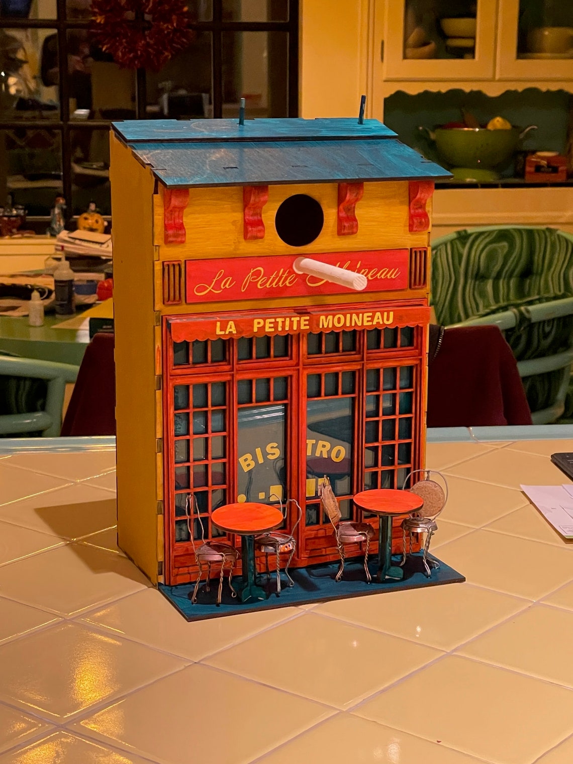 French Restaurant Birdhouse Plans - Etsy