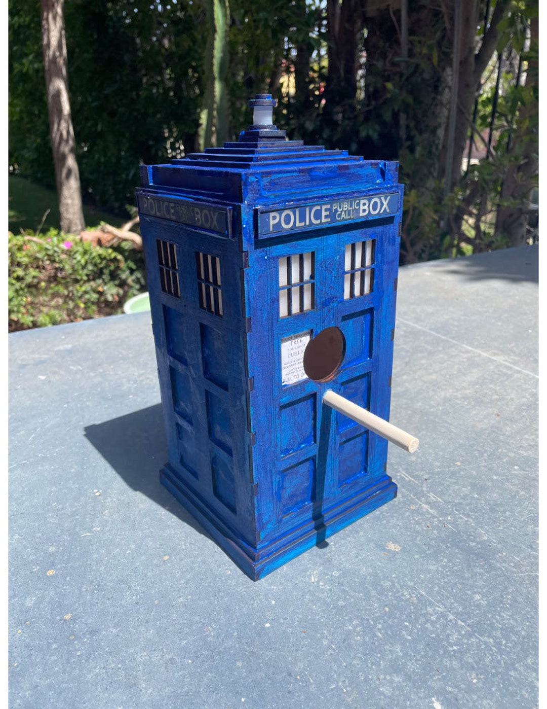 Tardis Birdhouse Kit - Etsy