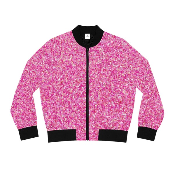 Pink Bomber Jacket - Etsy