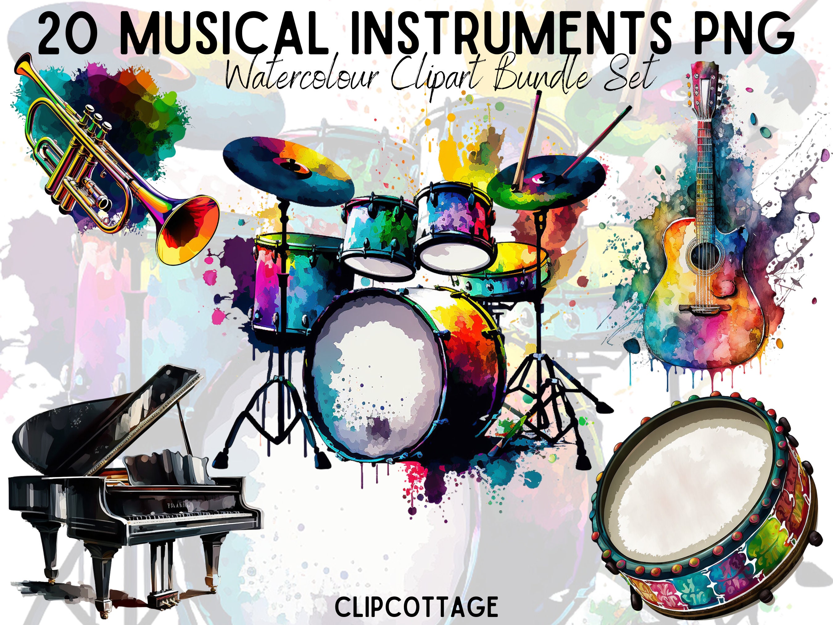 Famous Pieces Music Orchestra Clipart