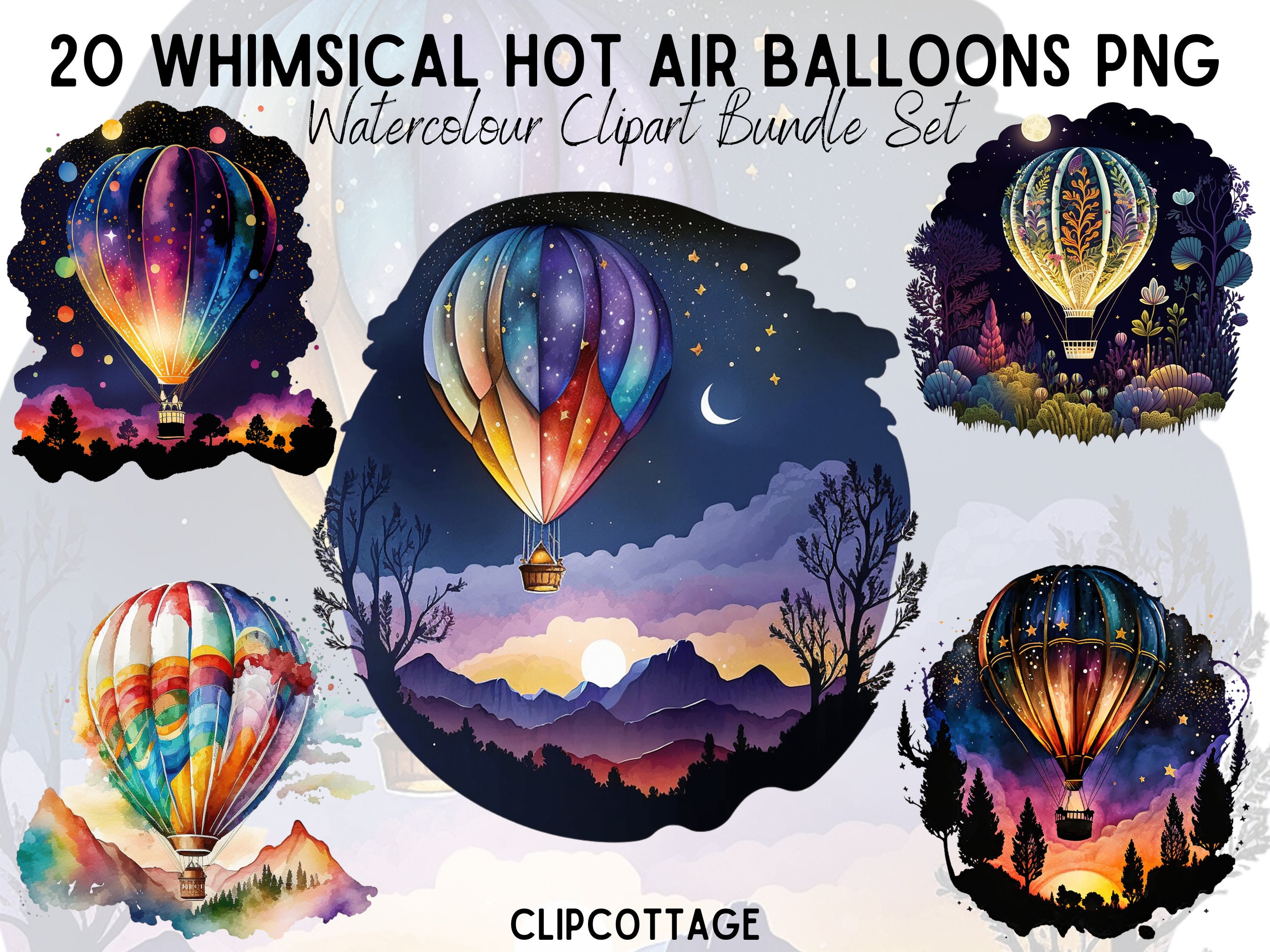 Hot Air Balloon Art