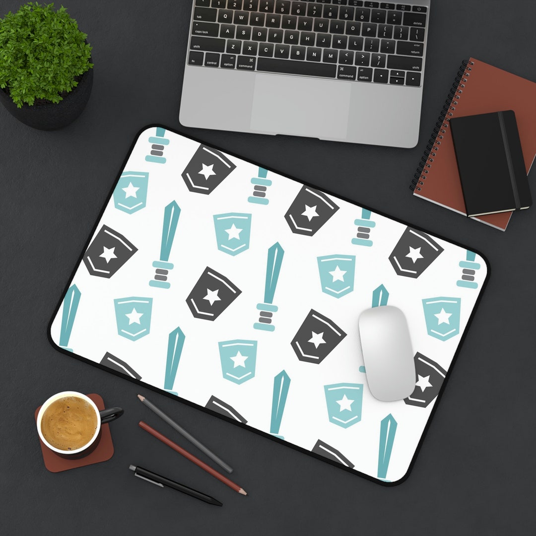 Gaming Desk Mat, Retro Sword Mousepad, Gamer Gift, Gift for Gamer ...