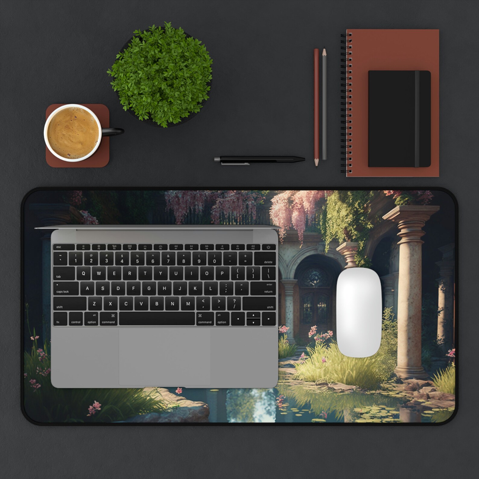 Whimsical Desk Mat for Computer Keyboard Gaming Mousepad for Laptop ...