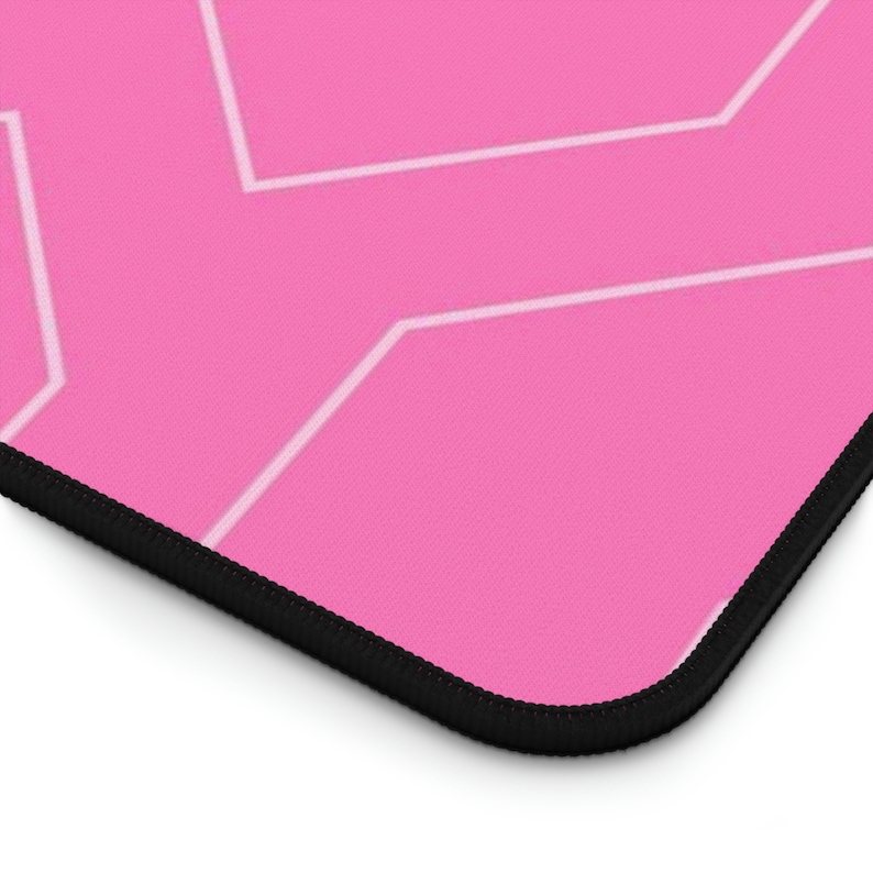 Hot Pink Desk Mat | Office Desk Mat | Minimalistic Design | Cute Desk ...