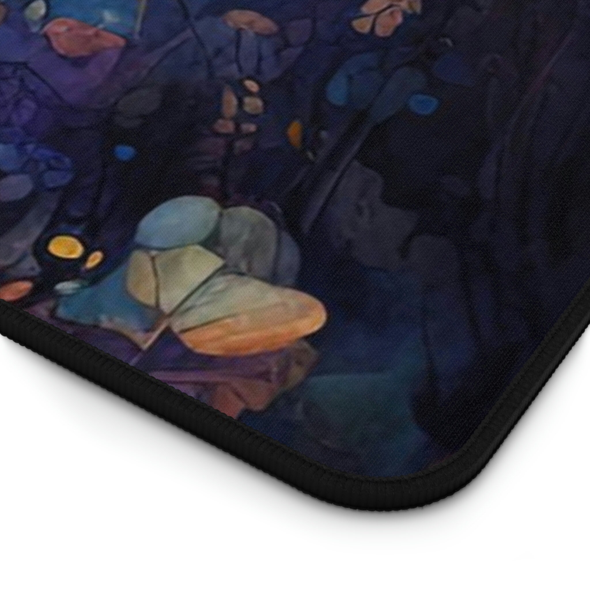 Butterfly Magical Desk Mat, Cottagecore, Flower Desk Mat, Fern Computer ...