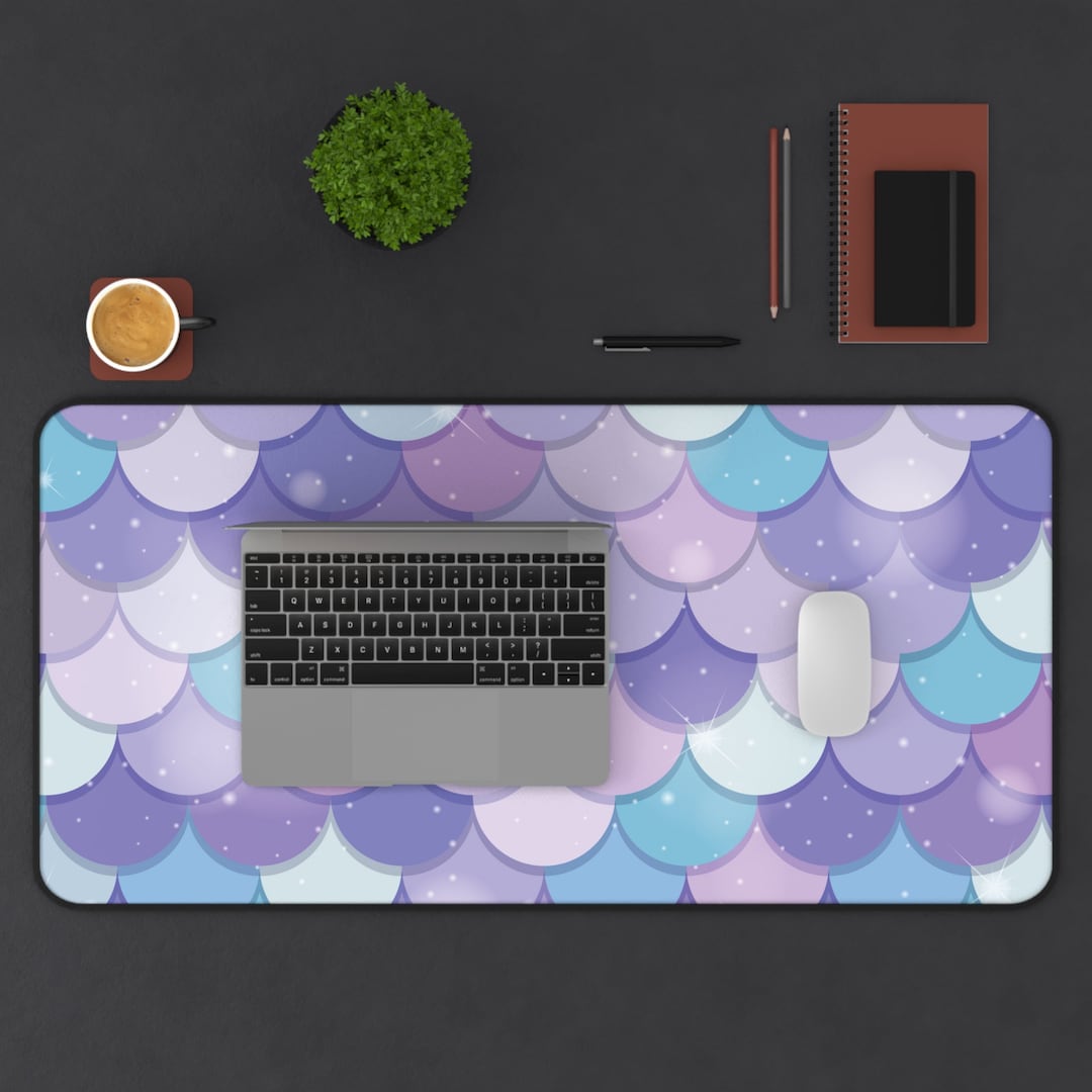 Mermaid Aesthetic Keyboard Desk Mat - Etsy