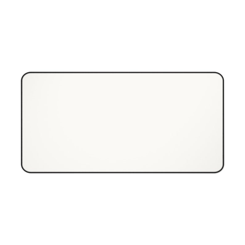 Off White Desk Mat, Light Mouse Pad, Simple Neutral Mousepad, Desk ...