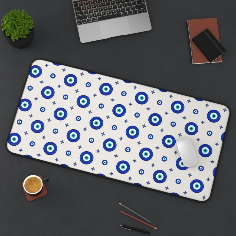 Evil Eye Desk Mat - Etsy